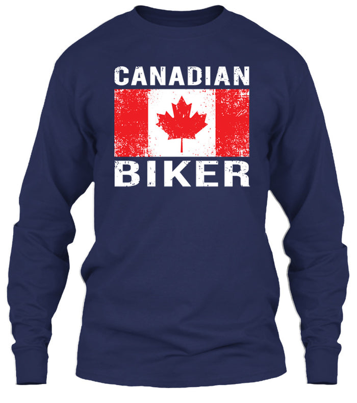 Canadian Biker (Front Print)