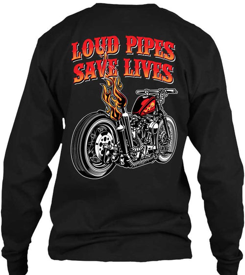 Loud Pipes Save Lives Old School Bobber